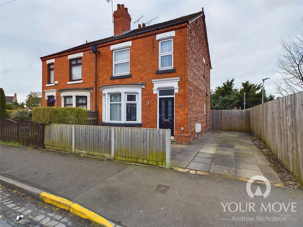 Sherwin Street, Cheshire CW2 3 bed semi-detached house - £190,000
