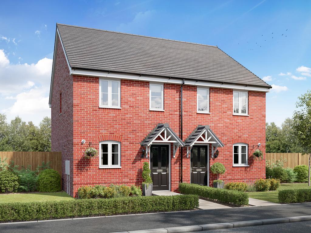 Plot 47, The Haldon at Boyton Place... 2 bed end of terrace house for ...