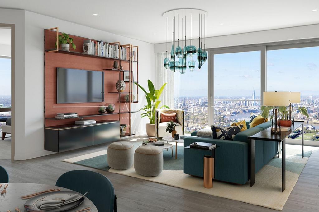 Off Admirals Way, Marsh Wall, London E14 1 bed flat - £685,000