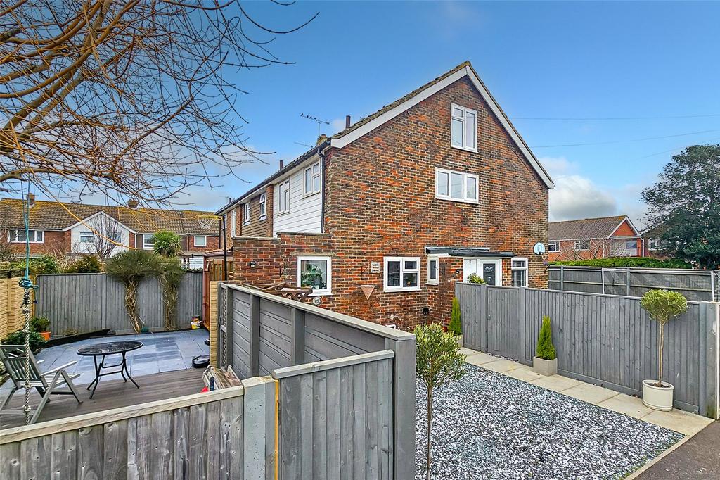Shaftesbury Road, Rustington... 3 bed end of terrace house for sale - £ ...