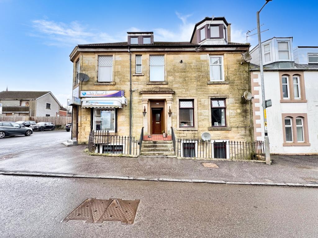 90 New Street, Dalry 2 bed flat for sale - £55,000
