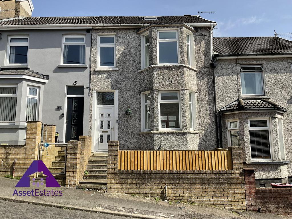 Coronation Road, Six Bells, Abertillery 3 bed terraced house - £150,000