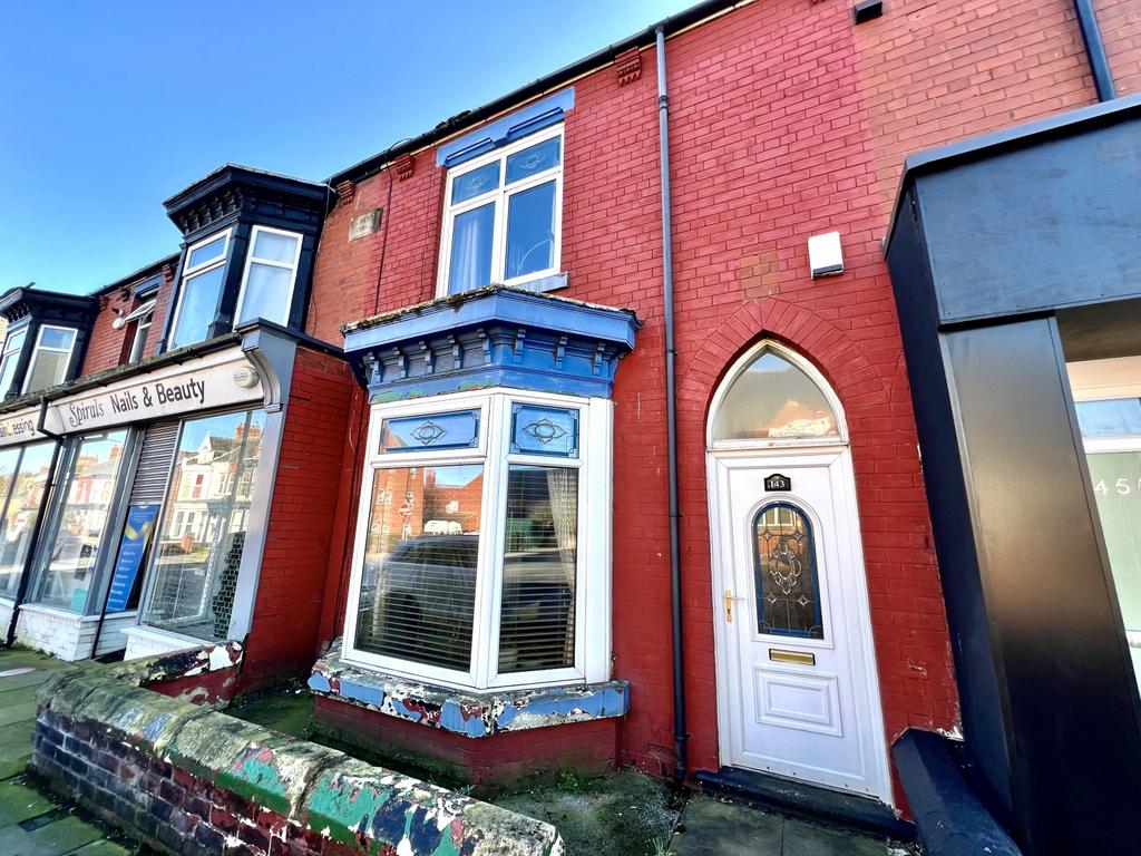 Elwick Road, Hartlepool 3 bed terraced house for sale - £54,000
