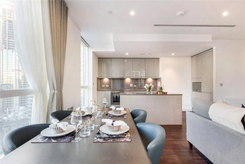 Ostro Tower, 31 Harbour Way, E14 1 bed apartment to rent - £2,721 pcm ...