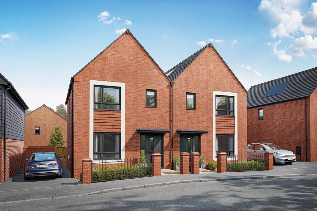 The Eynsford - Plot 123 at Primrose... 3 bed semi-detached house - £418,000