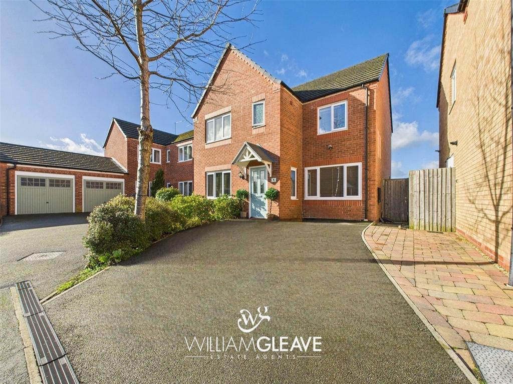 Maes Glyndwr, Wrexham LL12 4 bed detached house for sale - £330,000