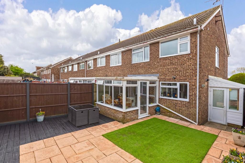 Rectory Walk, Sompting, Lancing 3 bed end of terrace house - £325,000