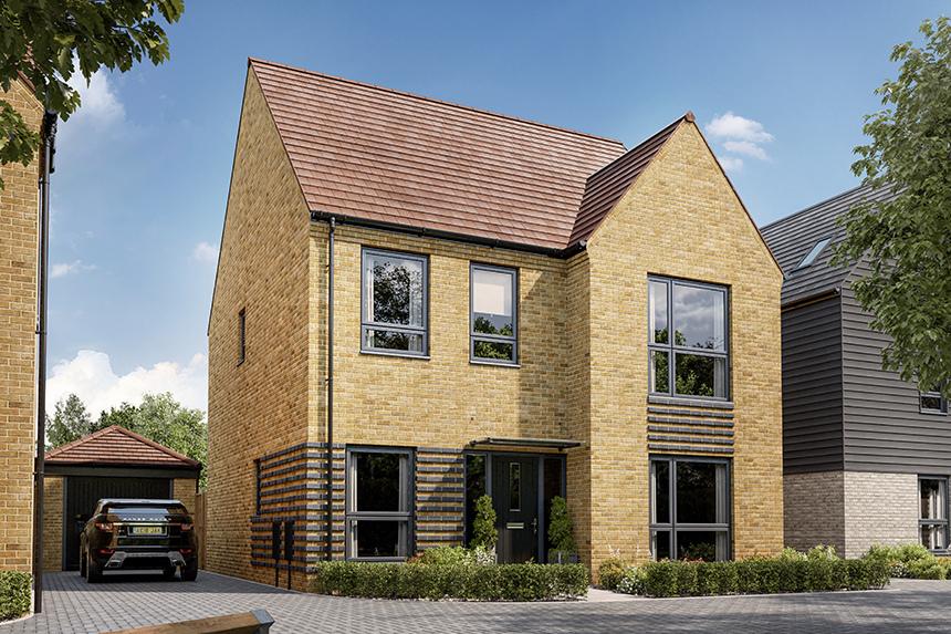 Plot 121, The Aspen at Bovis Homes @... 4 bed detached house for sale ...