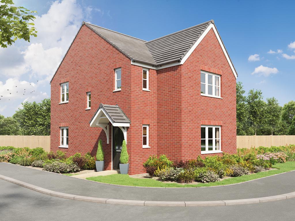 Plot 306, The Sherwood Corner at... 3 bed detached house - £244,995