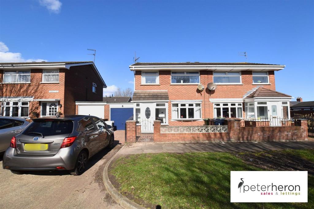 Dahlia Court, Millfield, Sunderland 3 bed semi-detached house - £135,000