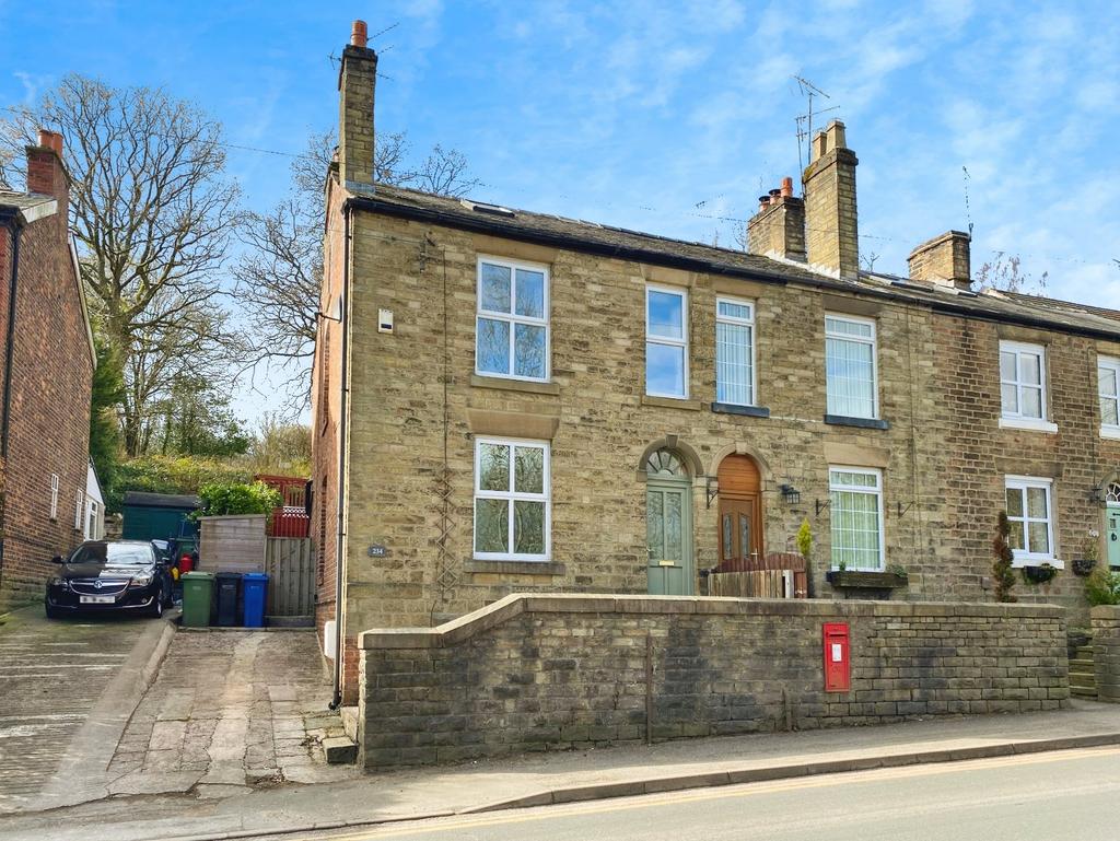 Strines Road, Strines, Stockport... 3 bed end of terrace house for sale ...