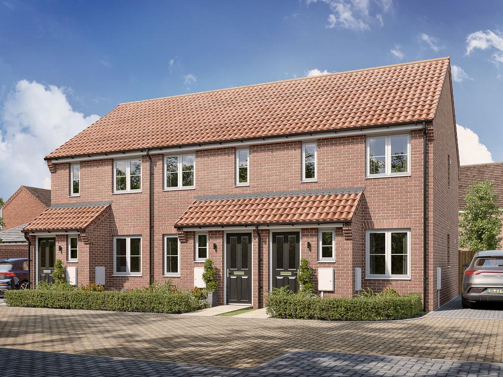 Plot 124, The Alnwick at Kett's... 2 bed semi-detached house for sale ...