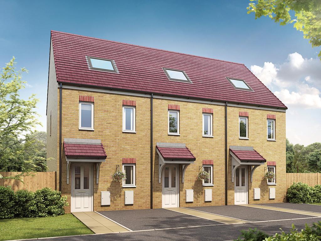 Plot 68, The Moseley at Kett's... 3 bed terraced house for sale - £264,000