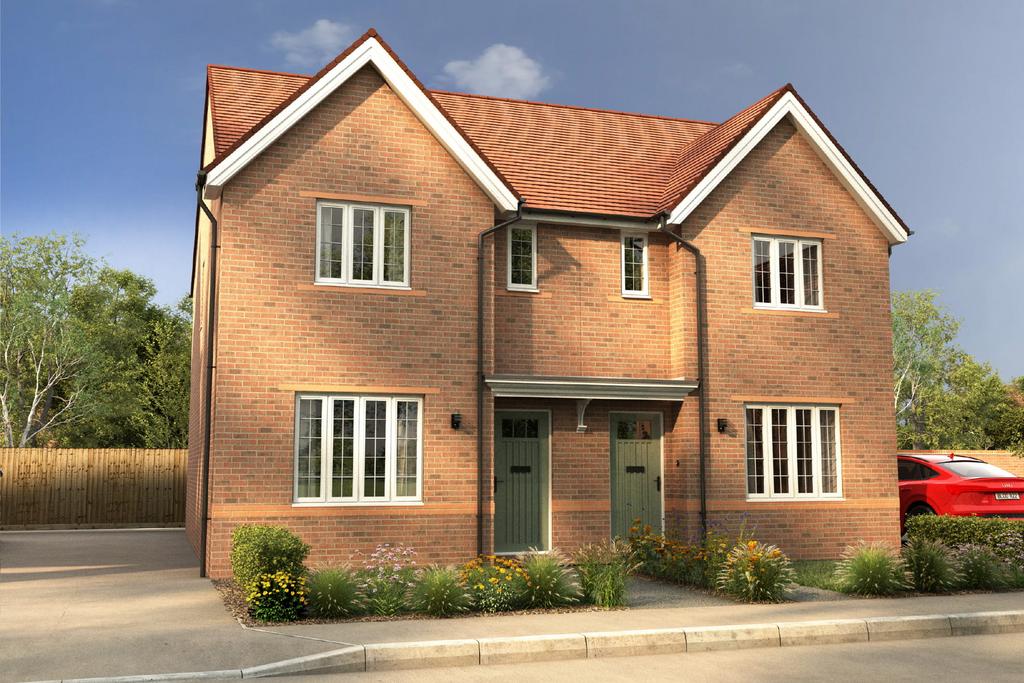 Plot 160, The Kane at Kings Hill Park... 3 bed semi-detached house - £ ...
