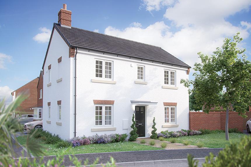 Plot 56, The Beckett at Woodland... 3 bed detached house for sale - £309,995