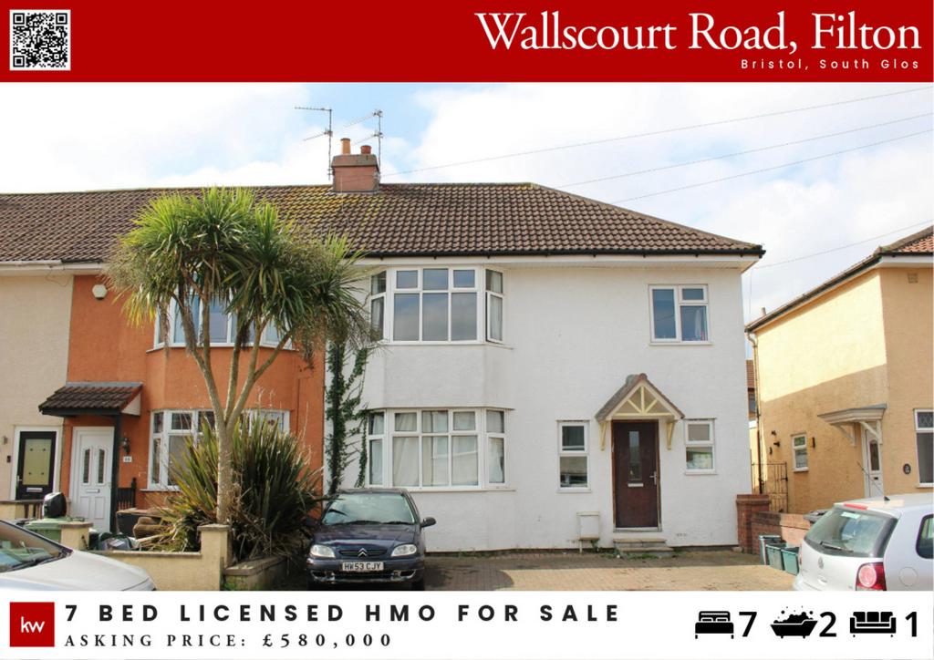 Wallscourt Road, Bristol, BS34 7 bed semi-detached house for sale - £ ...