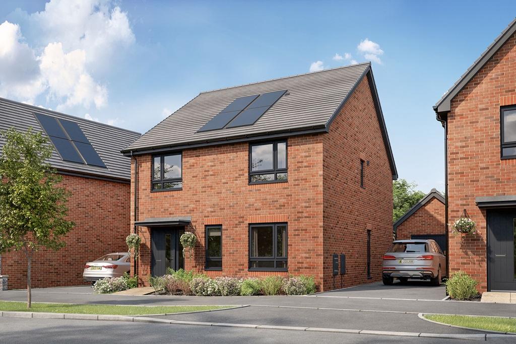 The Colford - Plot 31 at Melin... 4 bed detached house - £445,000