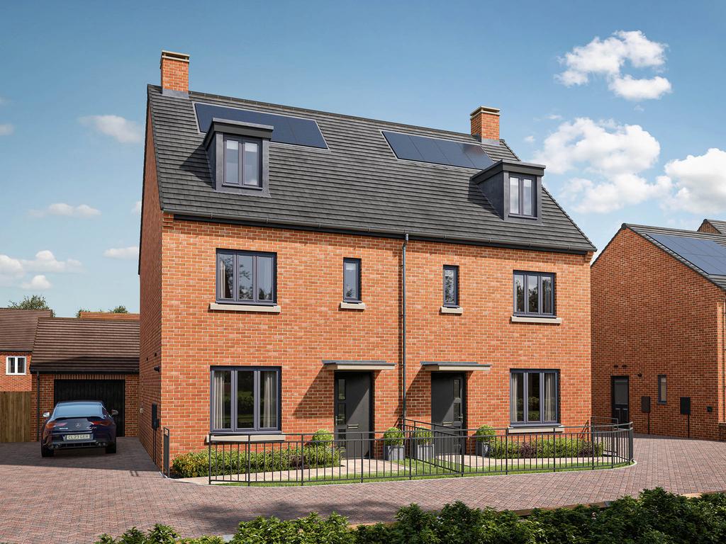 Plot 186, The Whinfell at Harlestone... 4 bed semi-detached house for ...