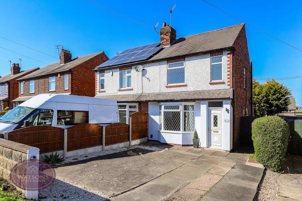 Station Road, Awsworth, Nottingham, NG16 2 bed semi-detached house - £ ...