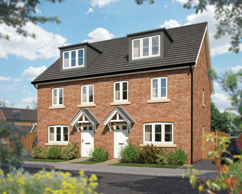 Plot 7102, Beech at Edwalton Fields... 3 bed townhouse for sale - £474,995