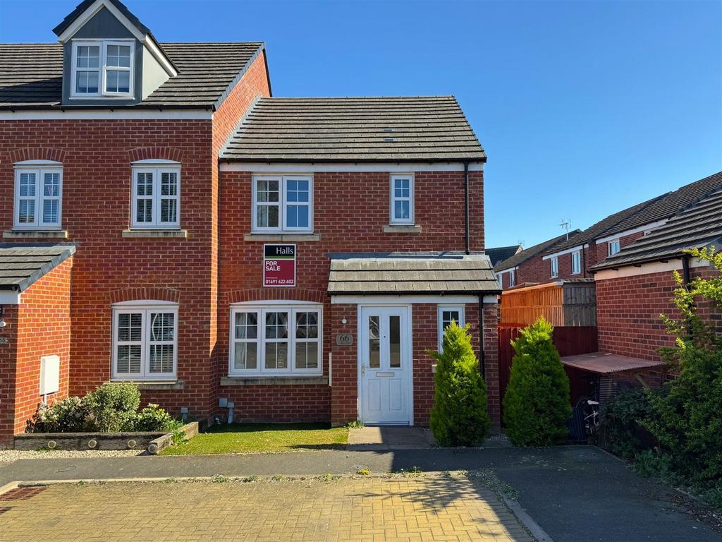 Tetchill Brook Road, Ellesmere. 3 bed end of terrace house for sale - £ ...
