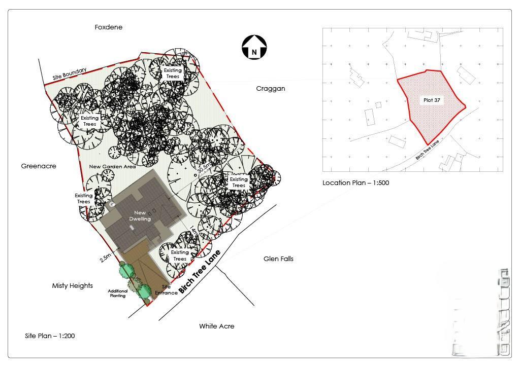 Birch Tree Lane, Whitmore... Plot for sale - £275,000