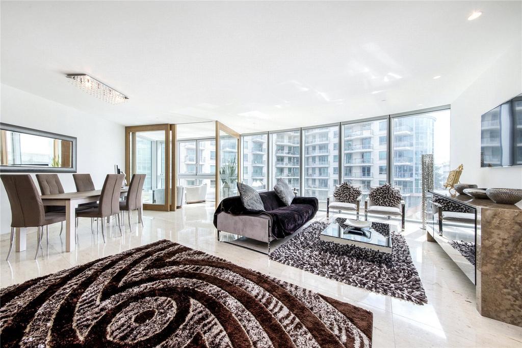St. George Wharf, Vauxall, SW8 2 bed apartment for sale - £900,000