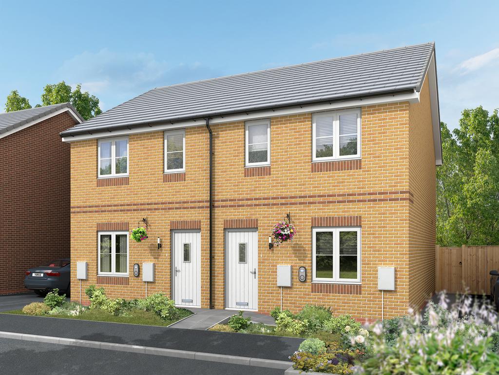 Plot 47, Bentham at Latimer Fields... 2 bed end of terrace house for ...