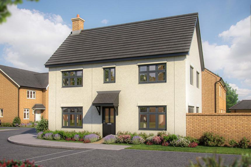 Plot 263, The Spruce at Judith... 3 bed detached house for sale - £375,000