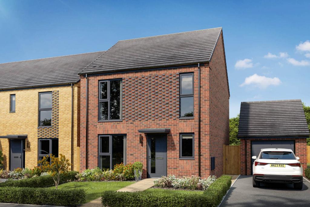 The Edwena - Plot 484 at Bramshall... 3 bed detached house for sale - £ ...