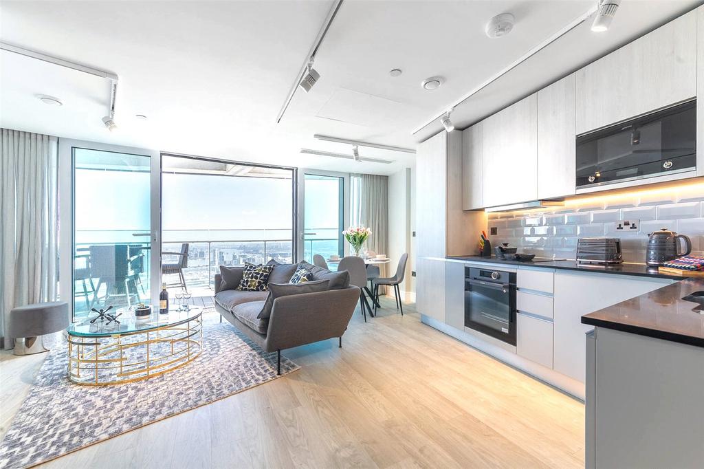 Arena Tower, London E14 1 bed apartment to rent - £3,000 pcm (£692 pw)