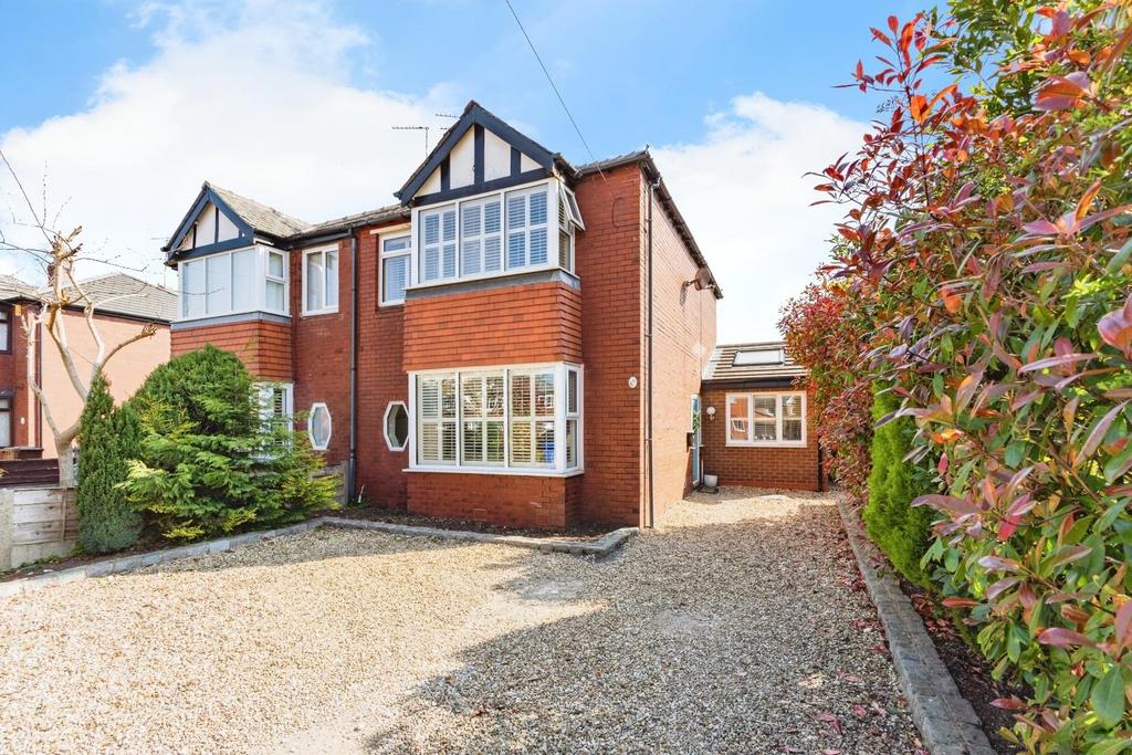 Ellenbrook Road, Worsley, Manchester 3 bed semi-detached house for sale ...