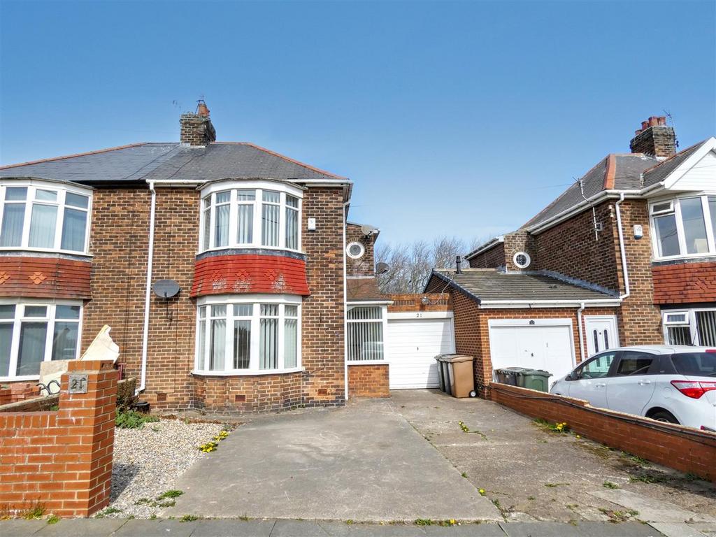 Rake Lane, North Shields 2 bed semi-detached house for sale - £164,950