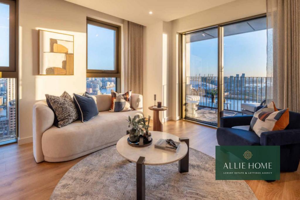 One Thames Quay, London E14 3 bed flat - £1,257,500