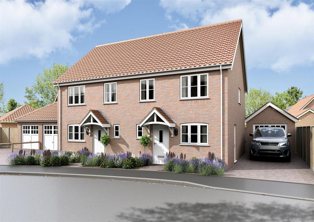 Rectory Gardens, Worlingham NR34 3 bed semi-detached house for sale - £ ...
