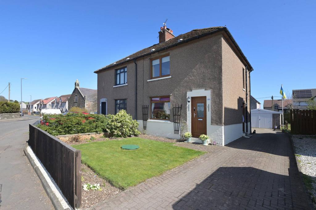 22 Main Street, Avonbridge, Falkirk... 2 bed semi-detached house - £114,000