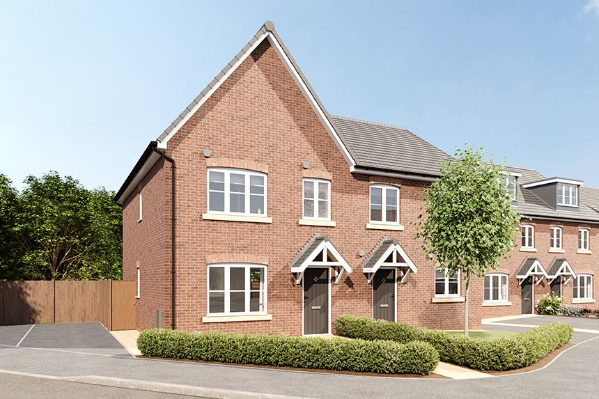 Plot 147, The Hazel at Hatters Chase... 3 bed semi-detached house for ...