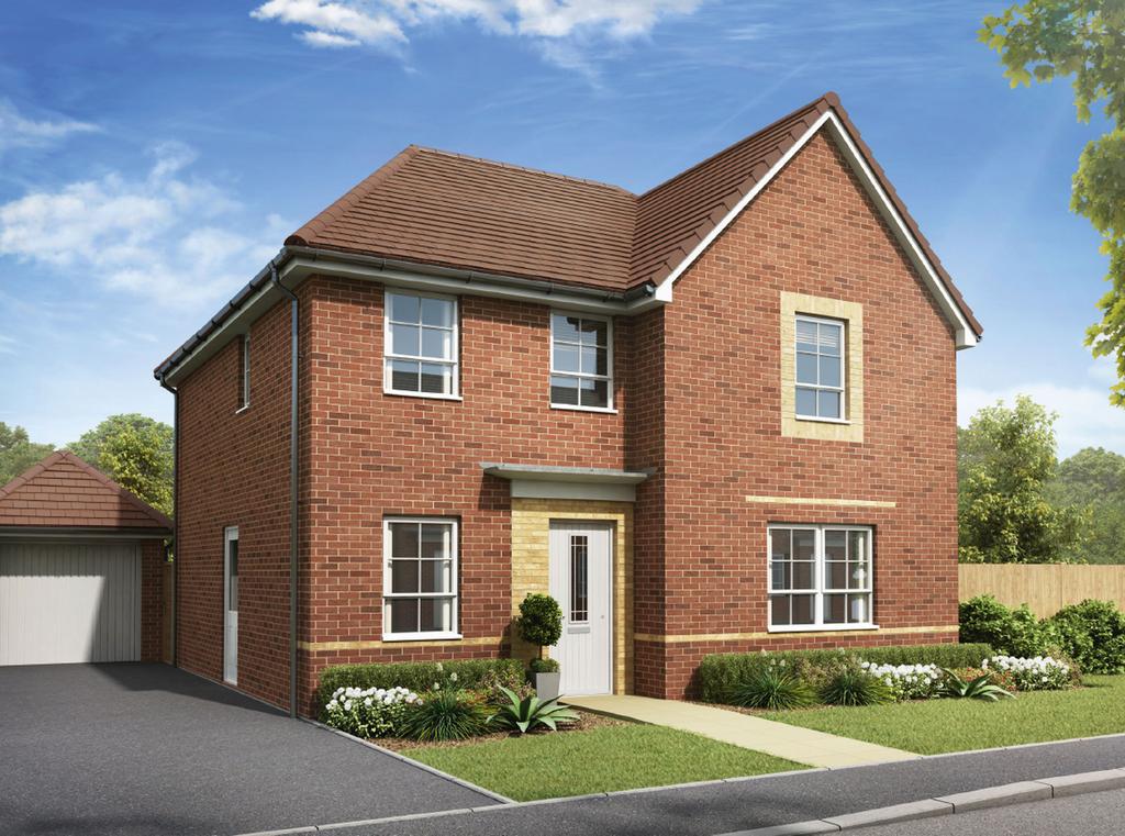 Radleigh at Bertelin Fields Stone... 4 bed detached house for sale - £ ...
