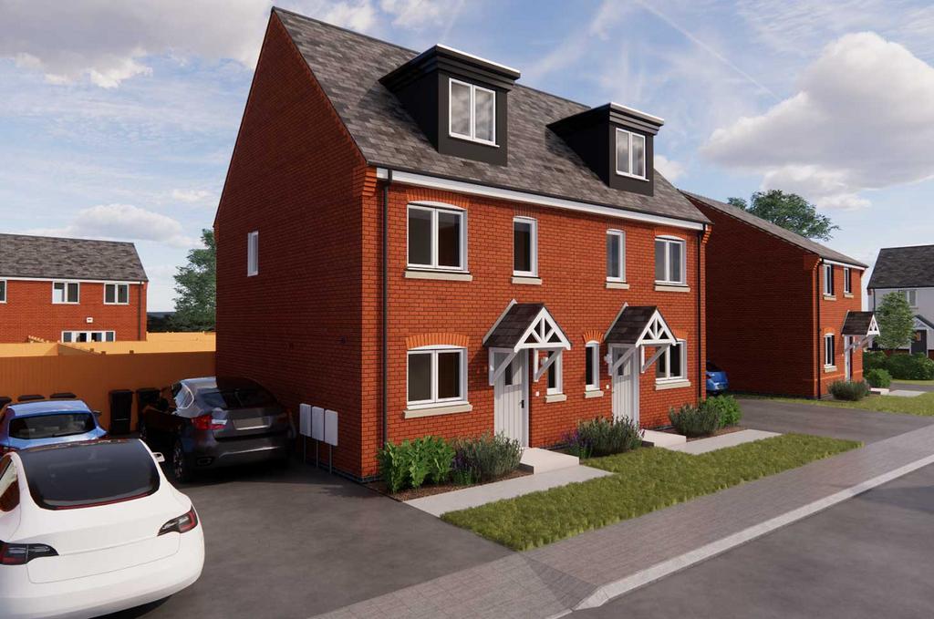 Plot 82, The Heron at Hookhill Reach... 3 bed semi-detached house for ...