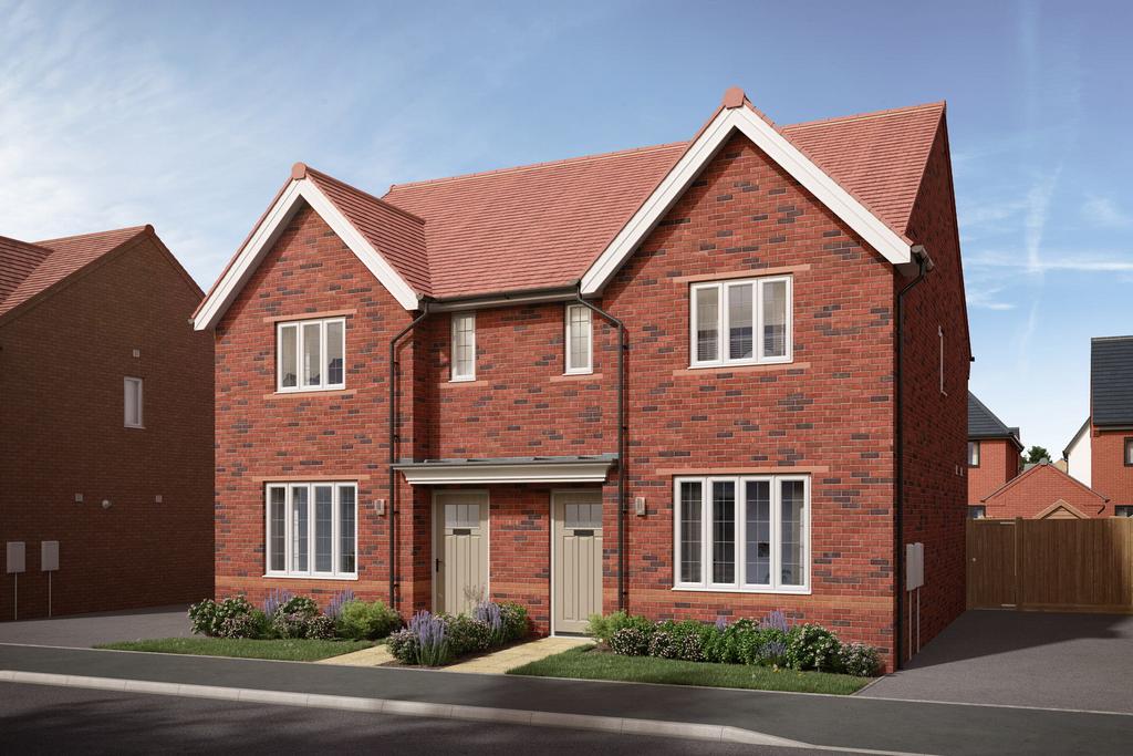 Plot 116, The Kane at Bloor Homes at... 3 bed semi-detached house - £ ...