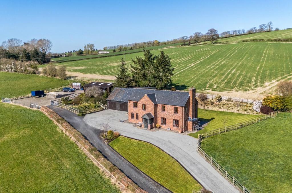 Cloddy Hall Farm, Edgton, Craven Arms 5 bed property with land for sale ...