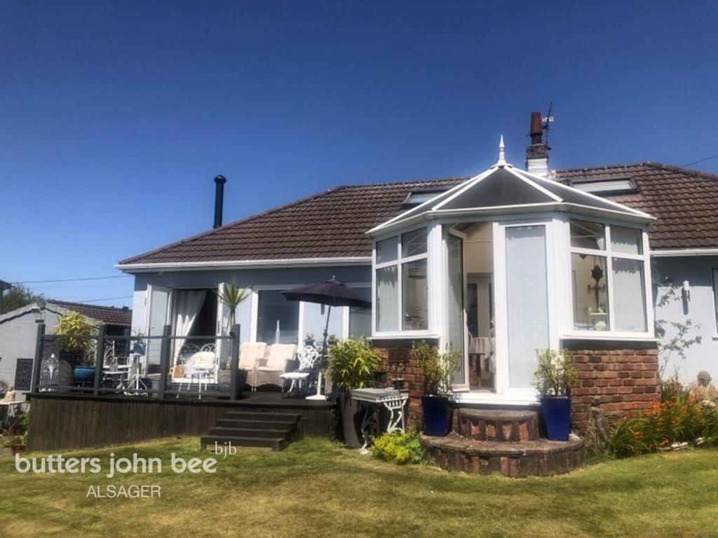 Station Road, Mow Cop 3 bed detached bungalow - £550,000