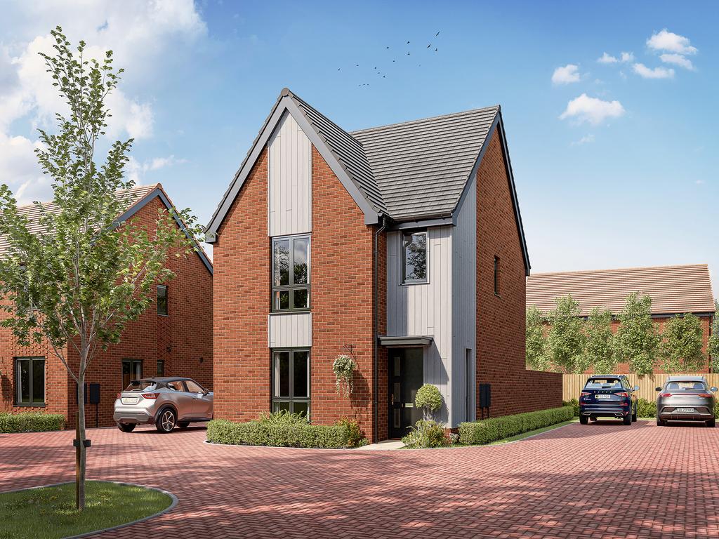Plot 36, The Sherwood at Charles... 3 bed detached house for sale - £510,000