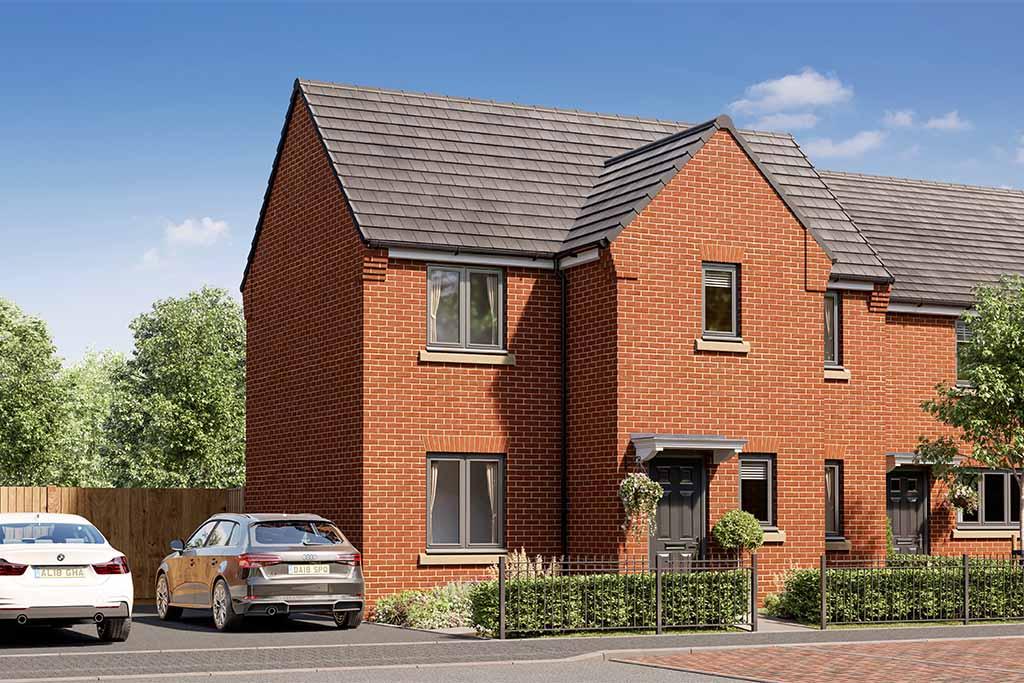 Plot 209, The Blackthorne - Semi-... 3 bed semi-detached house for sale - £255,000