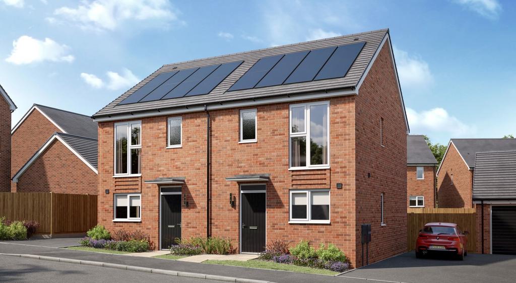 The Nina - Plot 36 at Snibston Mill... 2 bed semi-detached house for ...