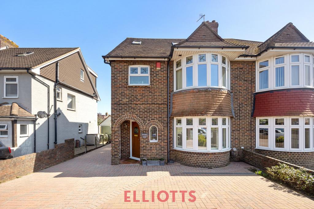 Hangleton Road, Hove 4 bed semi-detached house for sale - £700,000