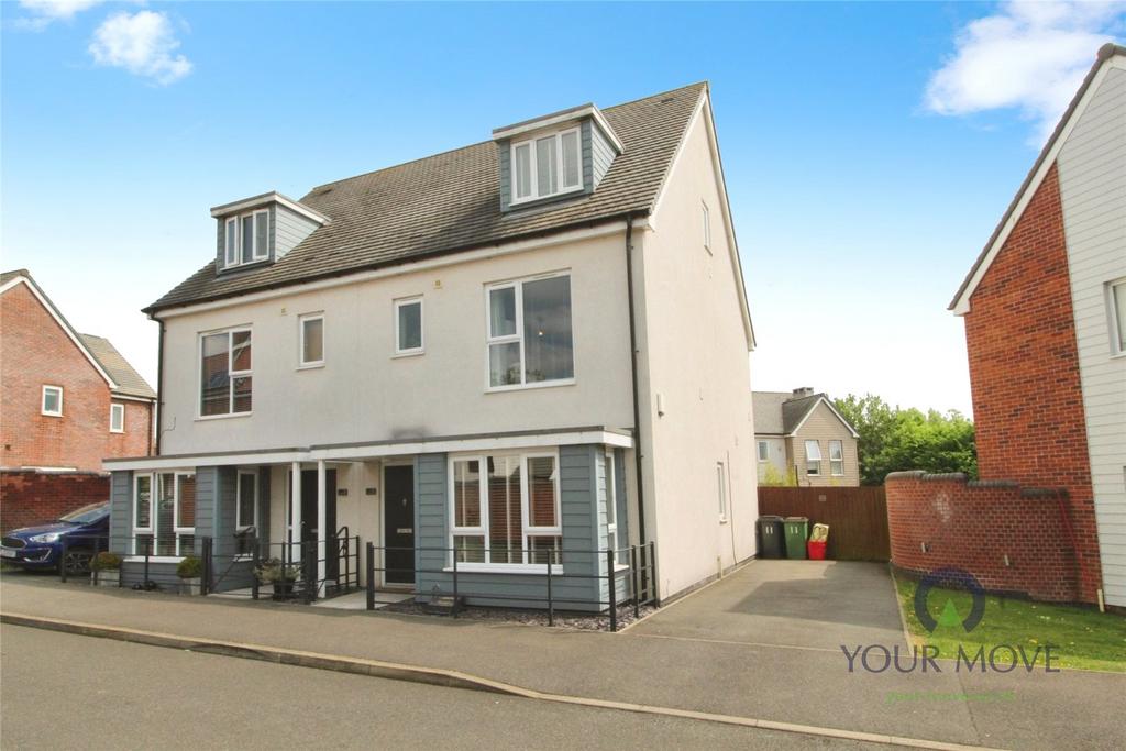Spruce Drive, Leicestershire LE67 4 bed semi-detached house for sale ...