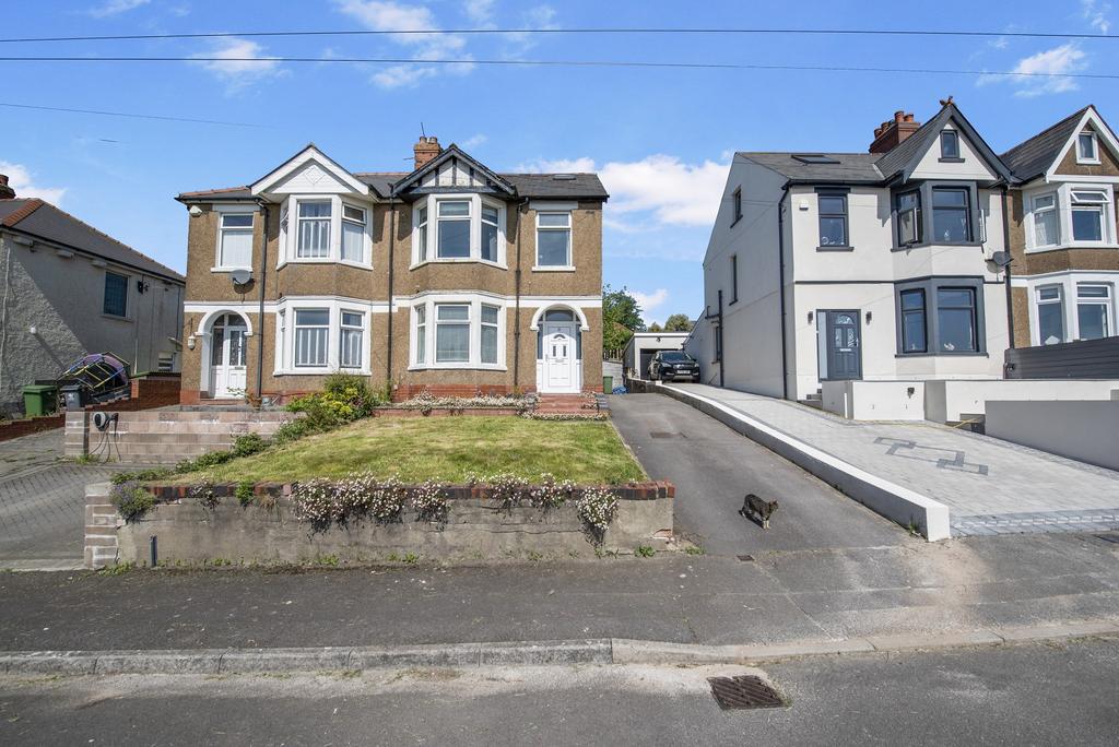 Uplands Road, Rumney, Cardiff. CF3 3 bed semi-detached house for sale ...