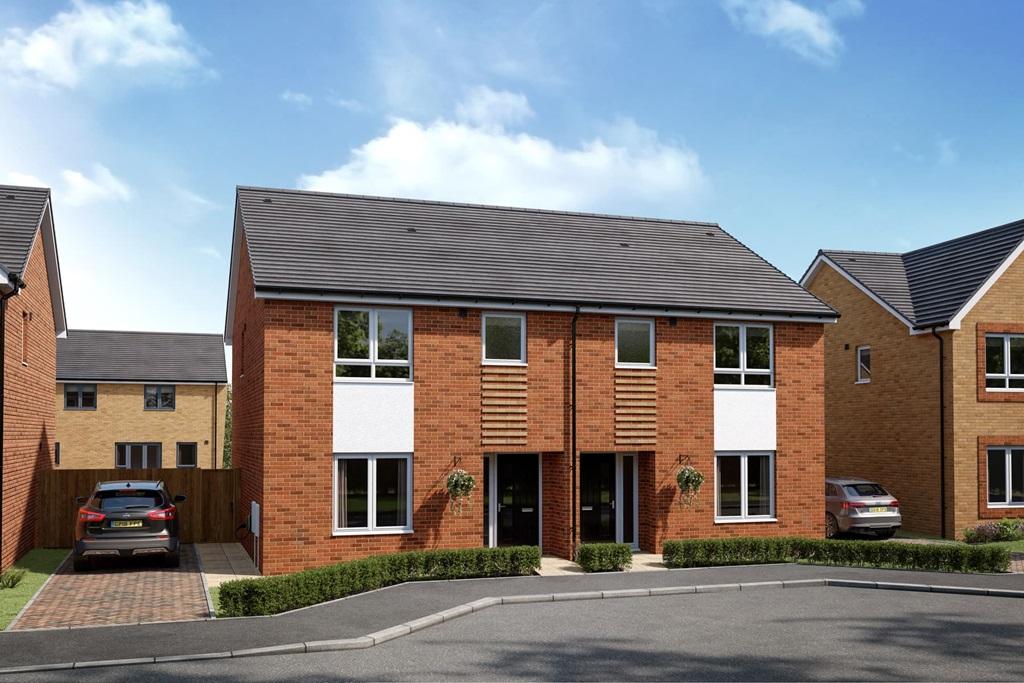 The Tetford - Plot 266 at Heathwood... 3 bed semi-detached house - £272,995