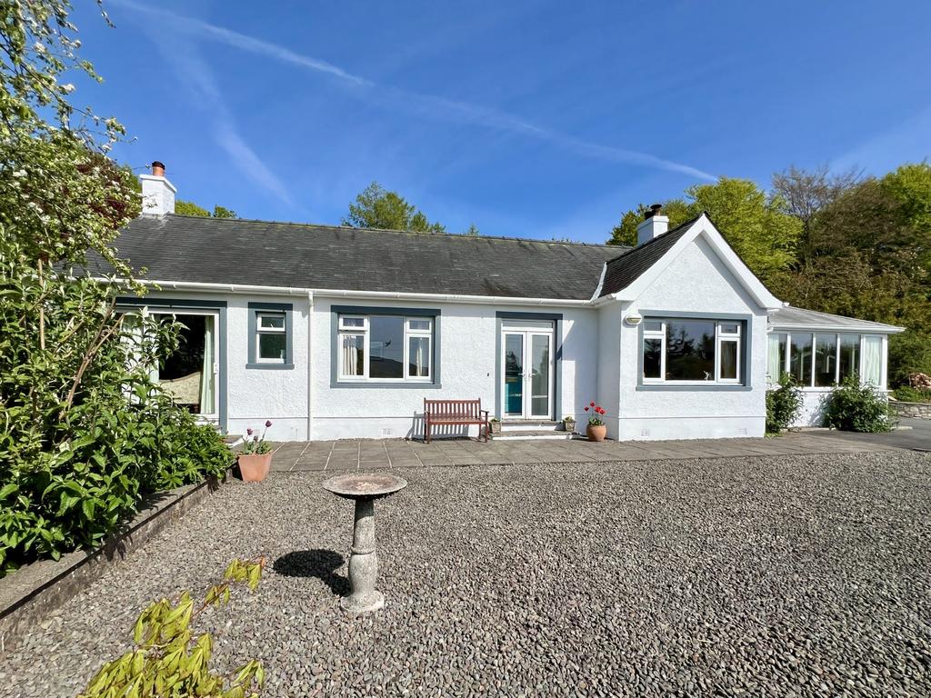 Strathnaver, Cally, Gatehouse of Fleet 3 bed detached bungalow - £525,000